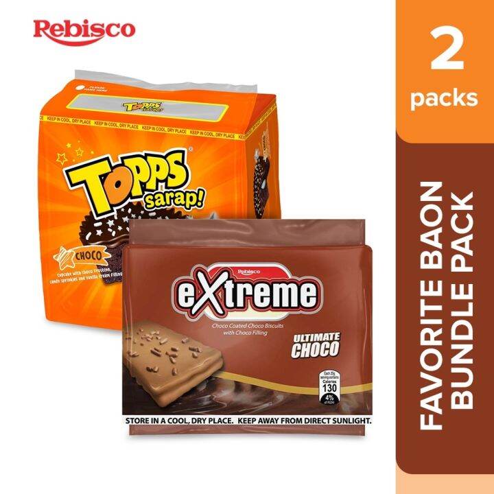 HOT ON SALE Favorite Baon Bundle Pack - Topps Sarap Choco Extreme Choco ...
