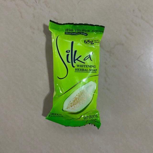 Silka Green Papaya Whitening Herbal Soap 65g | Lazada PH