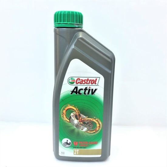 Hcmnhớt cao cấp xe 2 thì castrol activ 2t 1l