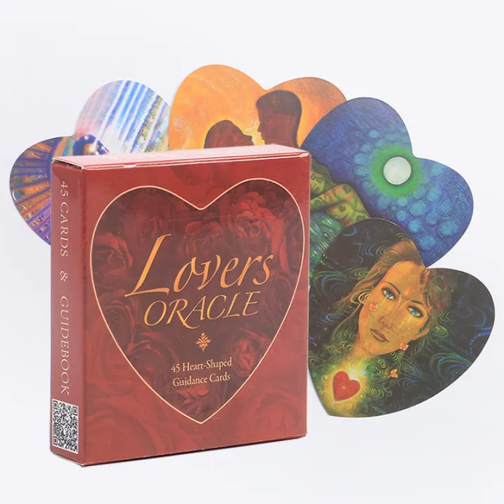 YS Couple love oracle card Love oracle heart-shaped English card ...