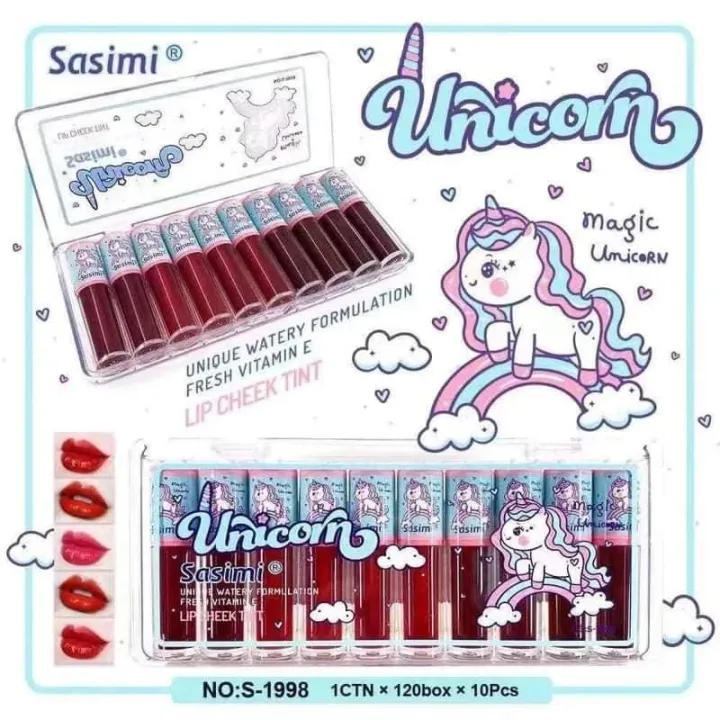 Thailand Sasimi Kitty 10in1 Lip&Check Tint set Long Lasting | Lazada PH