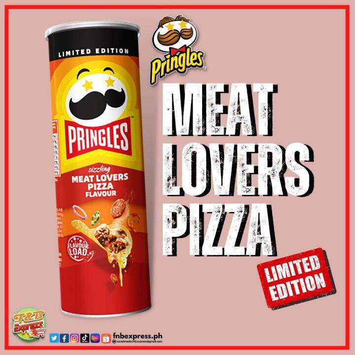 Pringles Sizzling Meat Lovers Pizza 97g x 1pc | Lazada PH