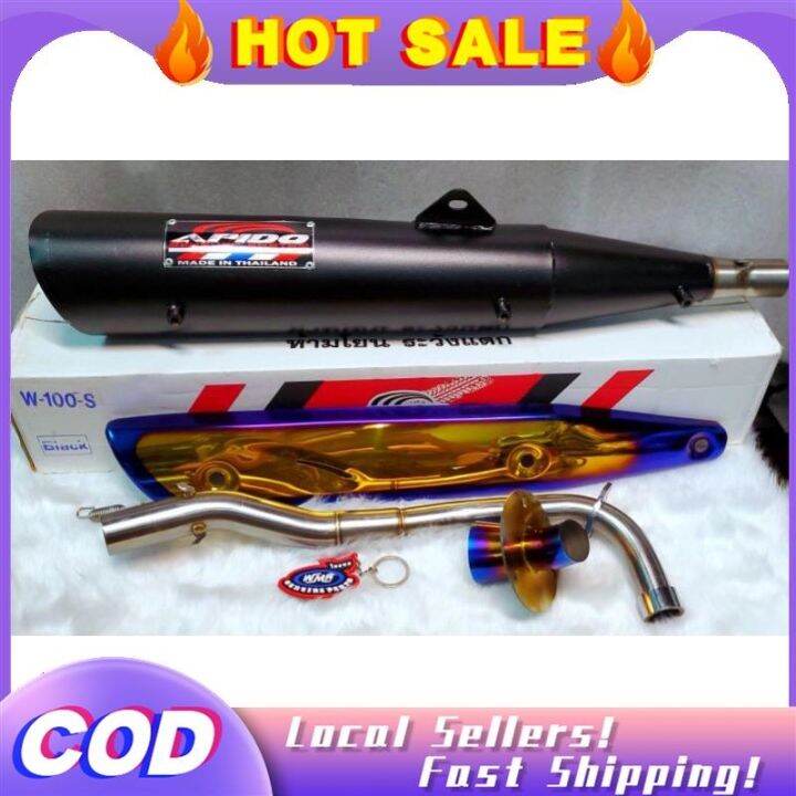 【COD/READY】 Pipe For / Smash 115 Sym BonusRusi Motoposh Racal Type ...