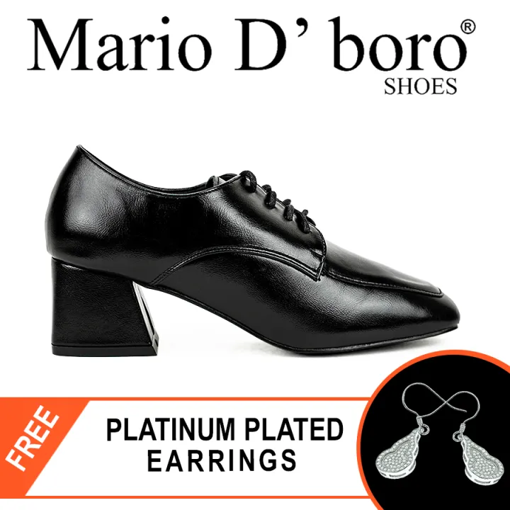 Mario D boro LVi 22858 Black Women Pumps Shoes | Lazada PH