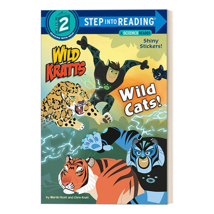 Milu Step Into Reading Wild Cats Wild Kratts Original English Books | Lazada