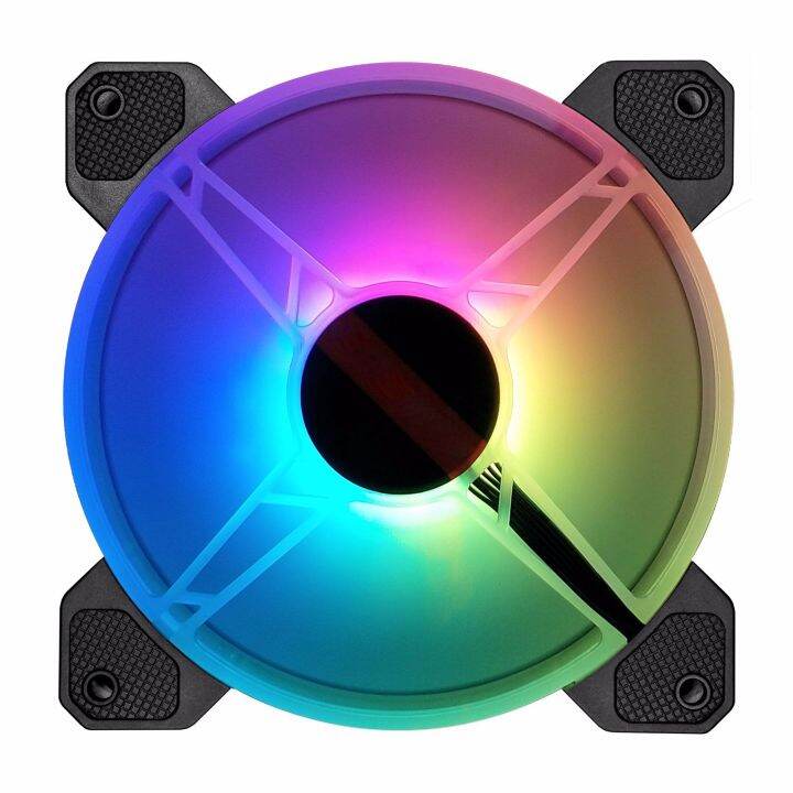 (Hulux electron) Coolmoon 6 Pin RGB PC Fan Gaming Heatsink Dissipation ...