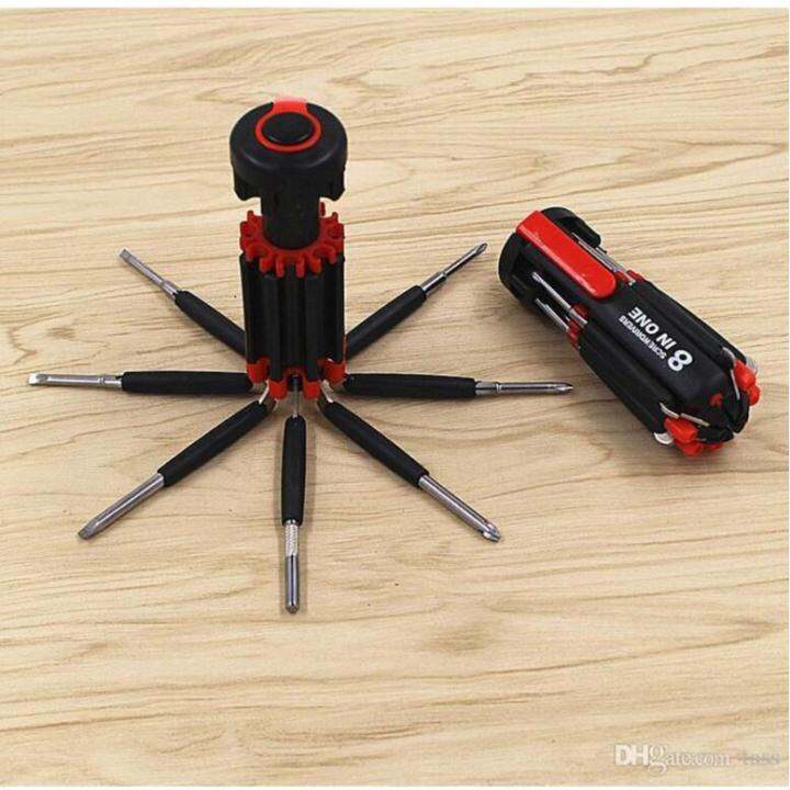 8in1 Multi Screwdriver With Powerful Torch Screwdriver Tool | Lazada PH