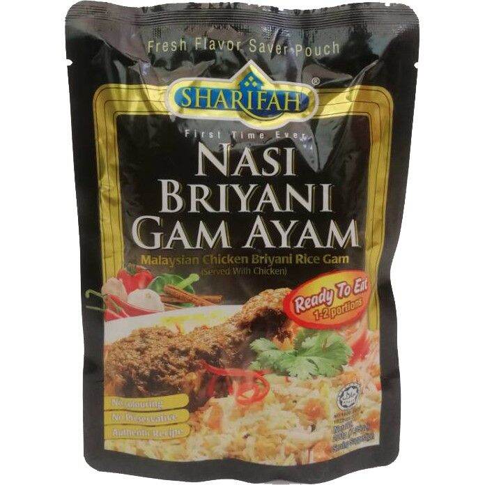 Halal Sharifah Food Nasi Briyani Gam Ayam | Lazada