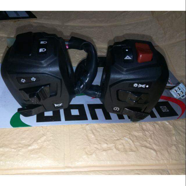 Yamaha sniper 150 v2 switch with iluminated lights /hazzard/kill switch ...