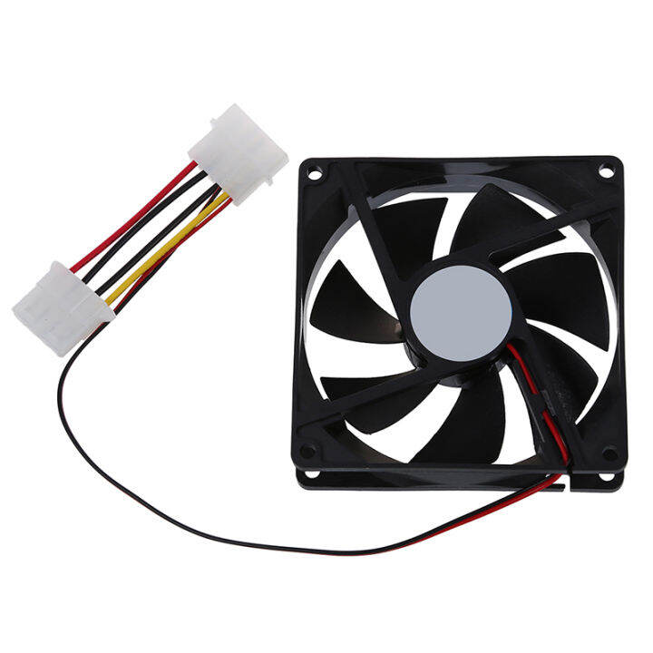DC 12V 4 Pin Black Plastic PC Cooling Fan 90mm x 90mm x 25mm | Lazada PH