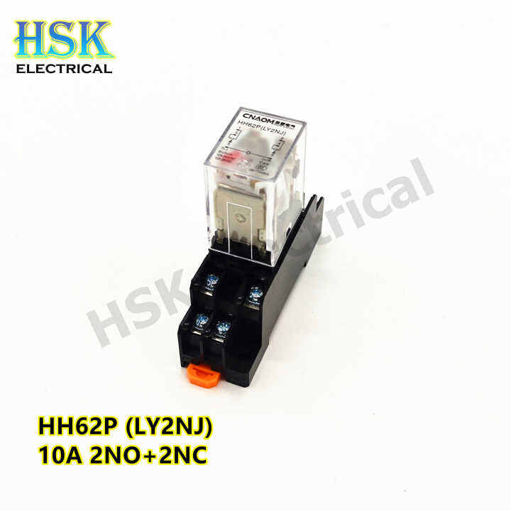 Power Relay 10A HH62P (LY2NJ) HH63P (LY3NJ) HH64P (LY4NJ) With Socket | Lazada PH
