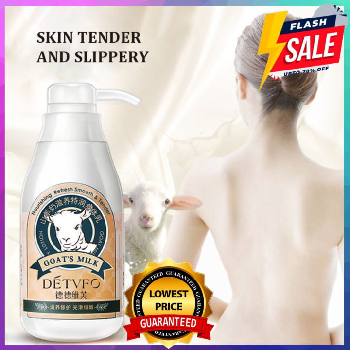 DETVFO whitening lotion Goat milk body lotion moisturizing lotion ...