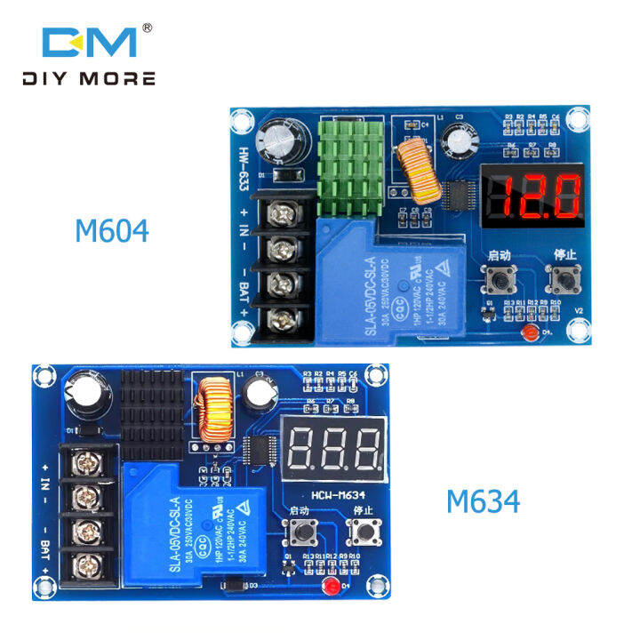 diymore XH-M604/M634 โมดูลควบคุมการชาร์จแบตเตอรี่ แบตเตอรี่ขนาด 12V 24V 48V Battery Charger ...