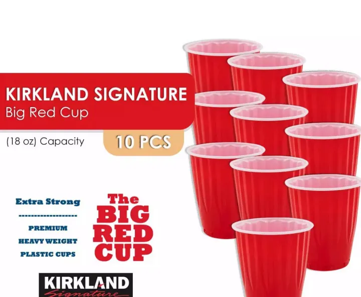 Kirkland Signature Premium Heavyweight Plastic Cups 10pcs (USA) | Lazada PH