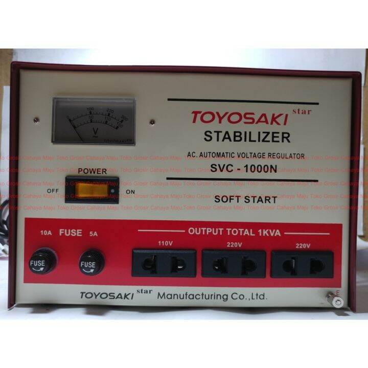 Stabilizer 1000watt 1000 Watt 1000w Stavol SVC-1000N Toyosaki | Lazada ...
