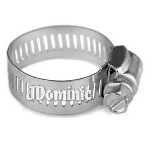 KLEM SELANG BESI STAINLESS STEEL HOSE CLAMP 5/8 PENJEPIT PENGIKAT ...