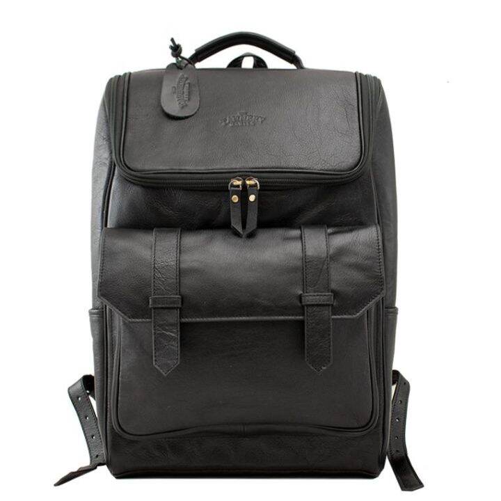 The Tannery Manila Lorenzo Leather Backpack, Black | Lazada PH