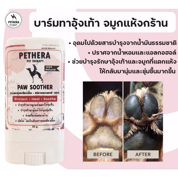 ‼️[เห็นผลใน7 วัน]‼️Paw Soother Pethera ทาอุ้งเท้า ข้อศอกด้าน แผลกดทับ ...