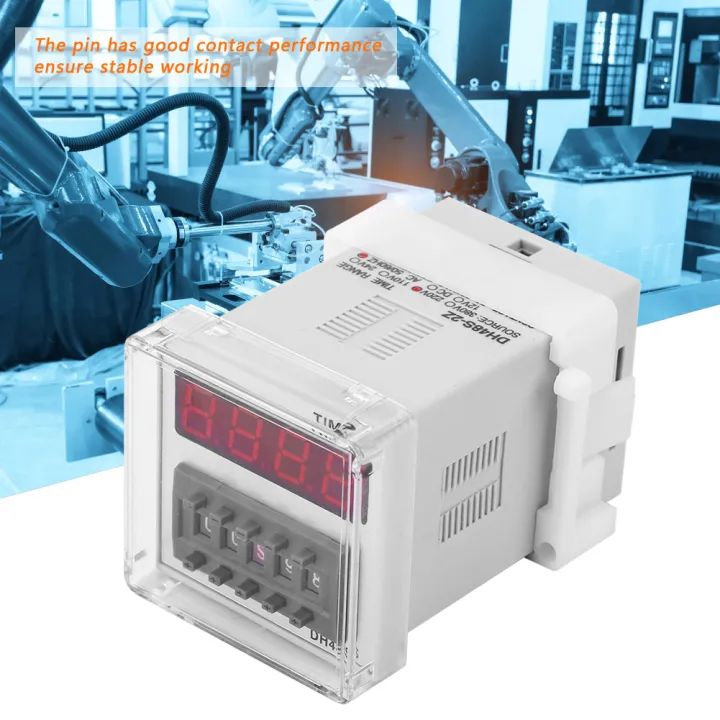 DH48S-2Z 220V 8 Pin Digital แสดงผล Timer Timer Relay สำหรับการควบคุมการ ... DH48S-2Z 220V 8 Pin Digital แสดงผล Timer Timer Relay สำหรับการควบคุมการ ...
