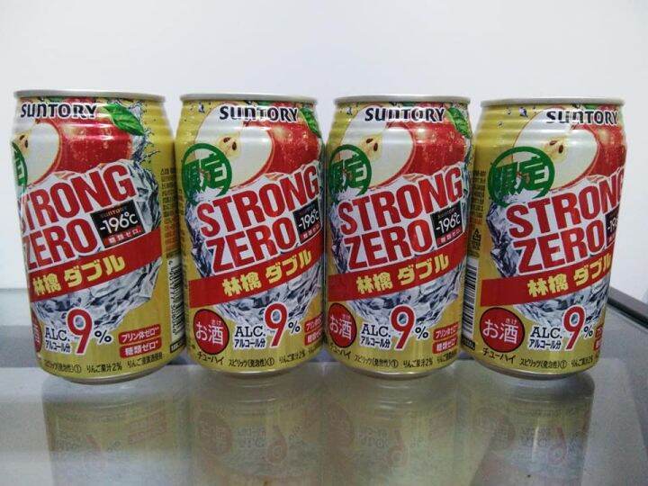 SUNTORY STRONG ZERO APPLE FLAVOR 4pcs. 350ml each | Lazada PH