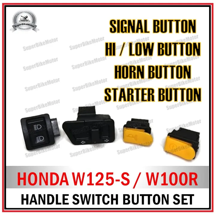 HONDA W125-S / W100R - Handle Switch Button Set - Signal Button / HI ...