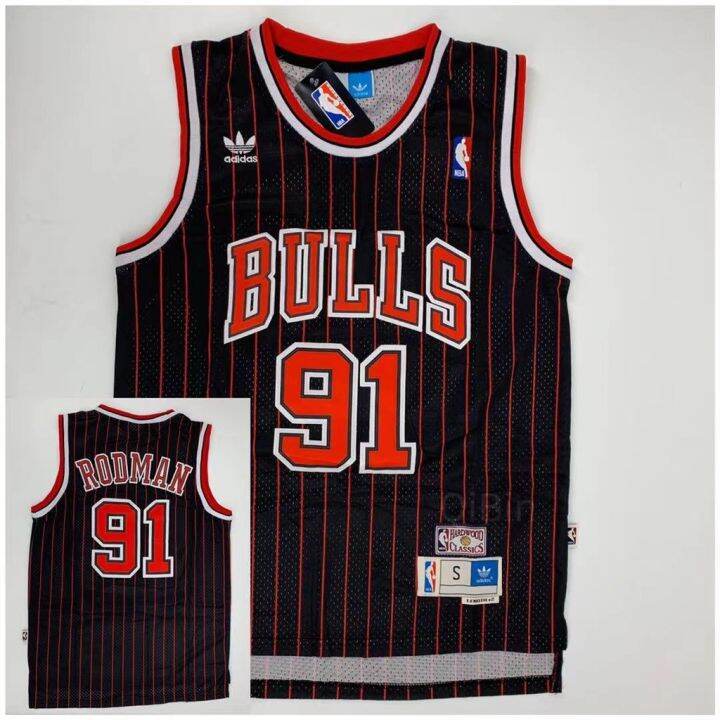 NBA Chicago Bulls Dennis Rodman #91 Hardwood Classics Jersey | Lazada PH