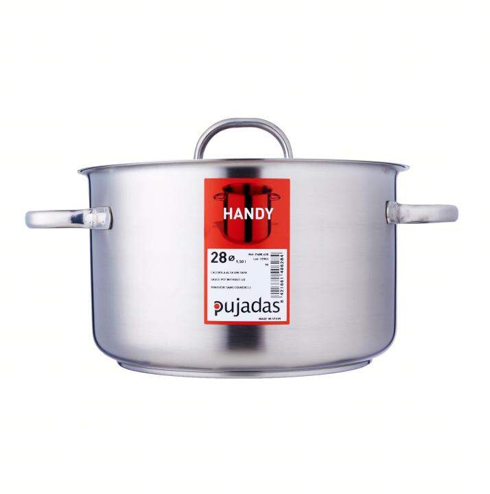 Pujadas Stainless Steel Sauce Pot 9.5 Ltr 28Cm With Lid | Lazada Singapore