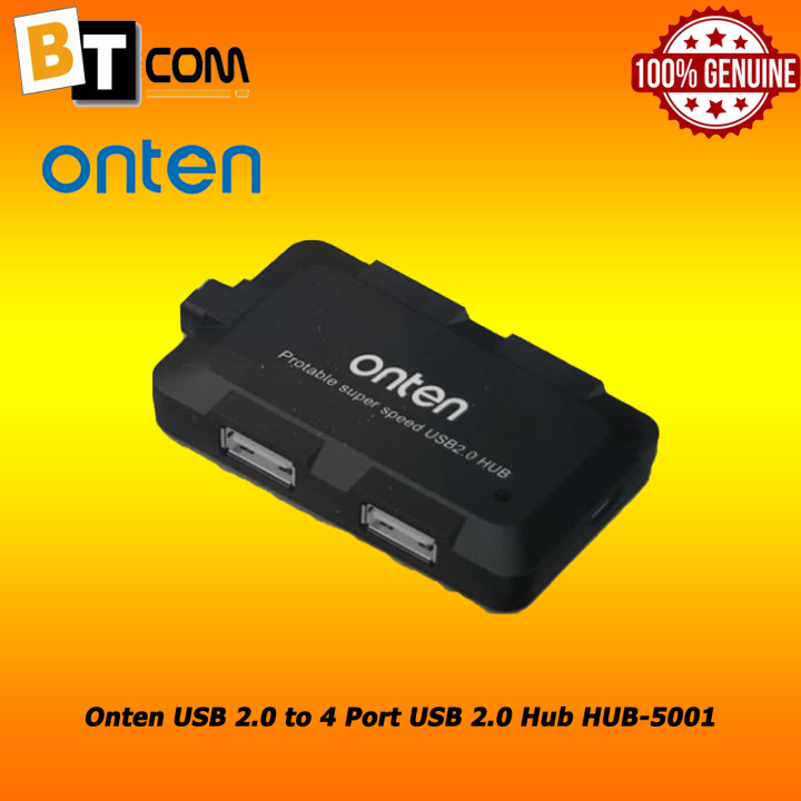 Onten USB 2.0 to 4 Port USB 2.0 Hub HUB-5001 | Lazada