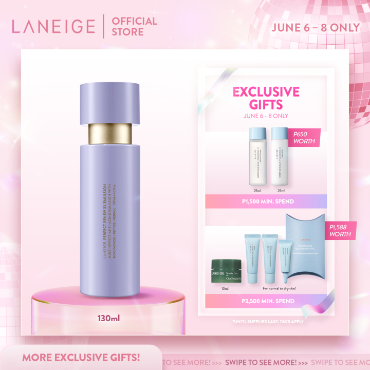 [NEW] Laneige Perfect Renew 3X Emulsion 130mL | Lazada PH