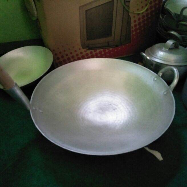 wajan nasgor/wajan gagang anti lengket,anti karatan diameter 45cm ...