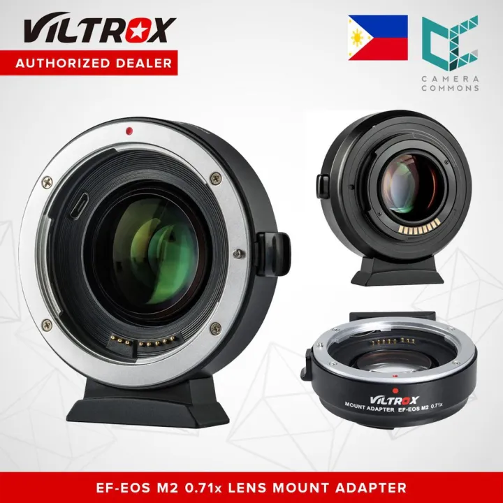 VILTROX EFS M2 Lens pter .71x Speed Booster for EF Lens to S EFM Mirrorless Camera M | Lazada PH