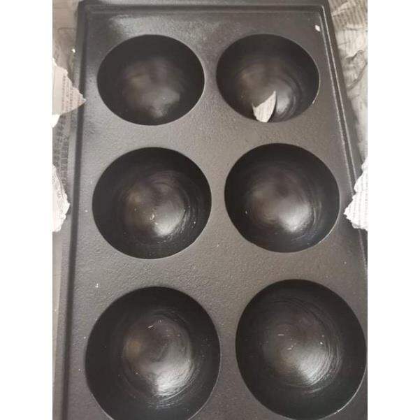6 Holes Giant Takoyaki Bomb Pan 8cm | Lazada PH