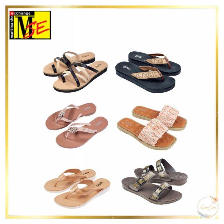 MSE Epic Ladies Casual Sandals Slippers - Madison / Sakura / Yllana ...