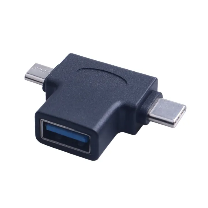 2 in 1 USB Adapter OTG USB 3.0 Type-C 3.1 USB Male to USB 2.0 Changer ...