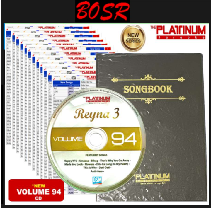 Platinum Reyna 3 Songbook + Songlist + Updated CD (Vol.94) | Lazada PH