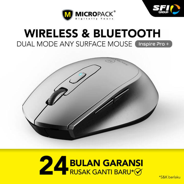 Micropack Mouse Wireless And Bluetooth Inspire Pro Bluetech - BT-730WT | Lazada Indonesia