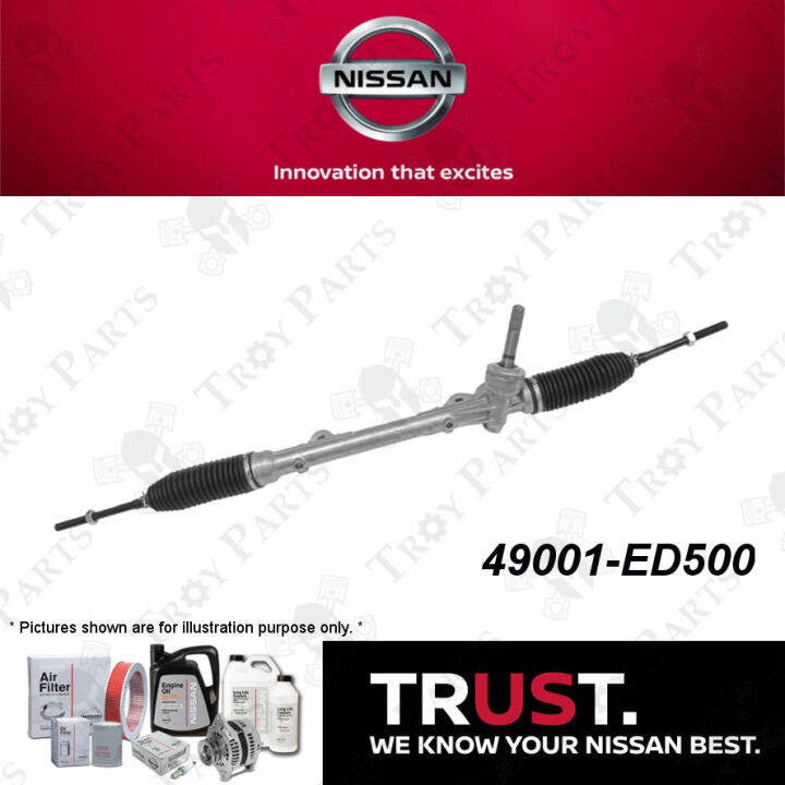(1pc) Original Nissan Steering Rack Assy Assembly 49001-ED500 for ...