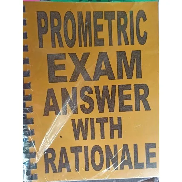 Prometric exam with answer rationale | Lazada PH