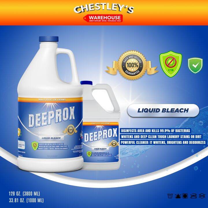 DeepRox Cleaning Liquid Bleach 1 LITER | Lazada PH