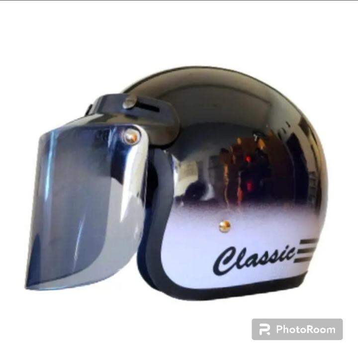 Helm Bogo Gradasi CLASSIC Hitam Glosy BEST SELLER | Lazada Indonesia