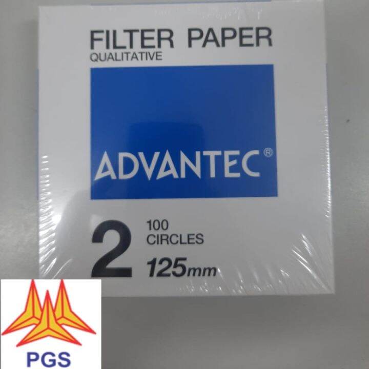 Advantec Filter Paper Qualitative No 2 diameter 125 mm | Lazada Indonesia