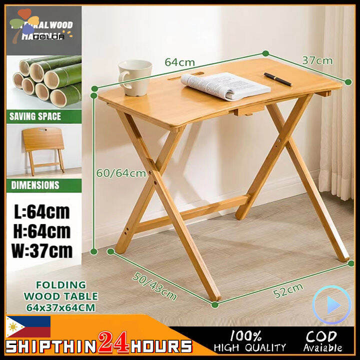 Foldable wooden table Liftable Computer Desk Writing Desk Foldable ...