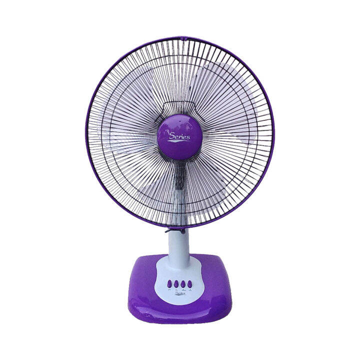 [รับประกันคุณภาพ] พัดลมตั้งโต๊ะ รุ่น SR-1016 ขนาด 16 นิ้ว สีม่วง พัดลม ...