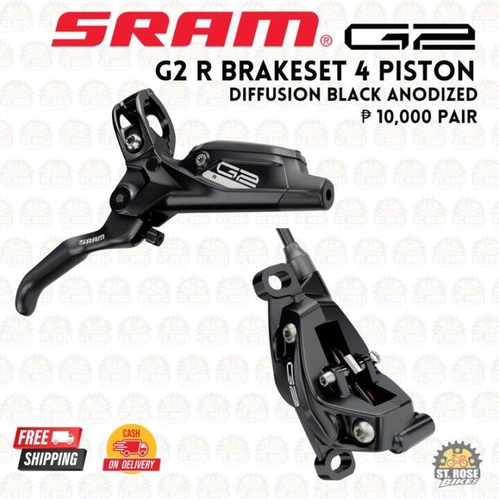 SRAM G2 R Brake set 4 Piston Diffusion Black Anodized | Lazada PH