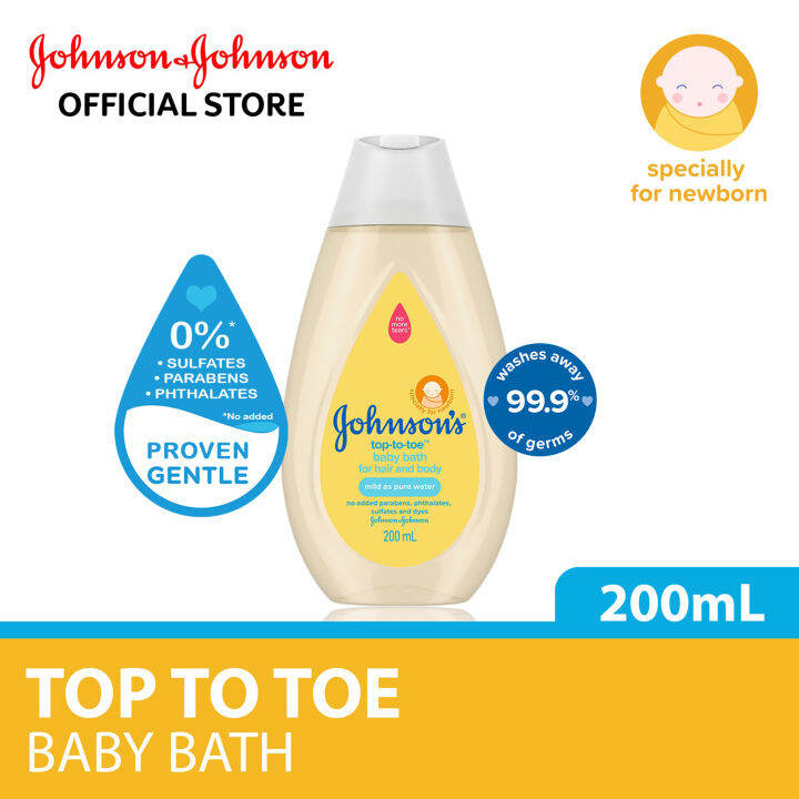 Johnson's Baby Top-To-Toe Bath 200ml | Lazada
