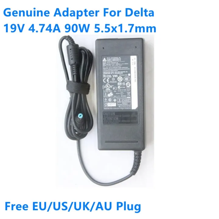 Original-2022 New☜ ﹍ Genuine 19V 4.74A 90W 5.5x1.7mm Delta ADP 90CD DB AC Power Supply Adapter ...