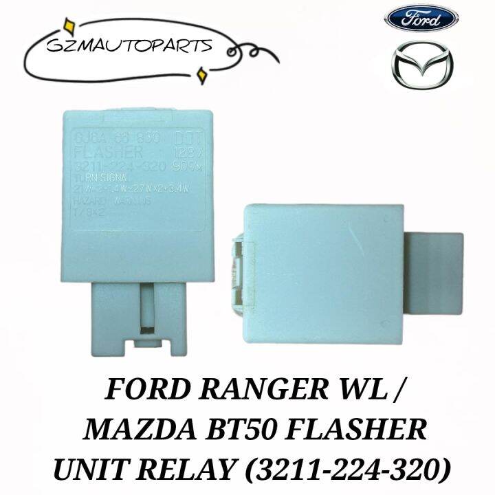 FORD RANGER T6 / WL & MAZDA BT50 FLASHER UNIT RELAY 8PINS (3211-224-320 ...