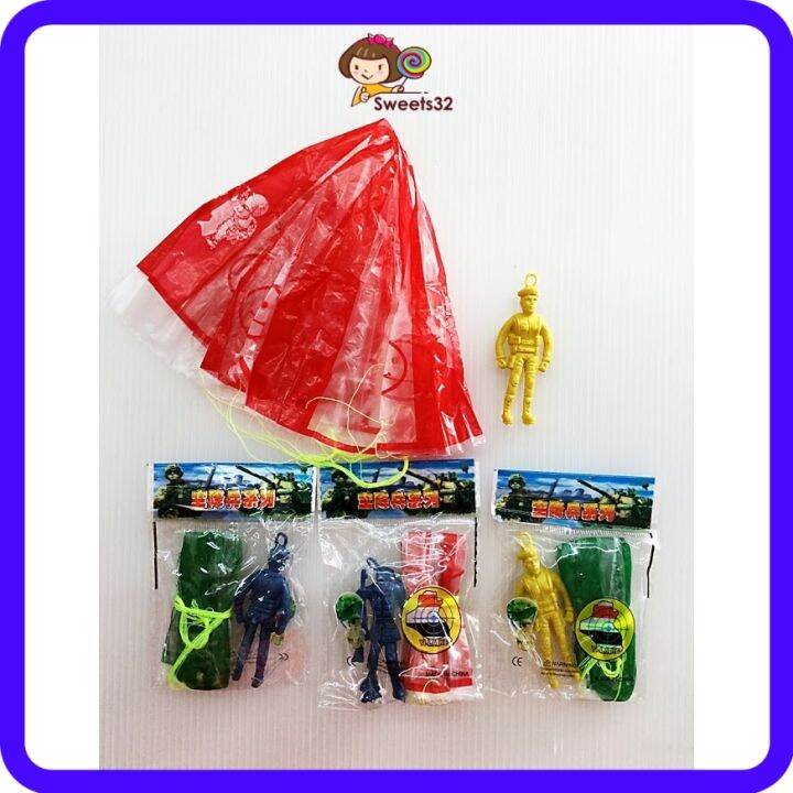 (4 pack) Parachute/Mainan Payung Terjun 降落伞 | Lazada