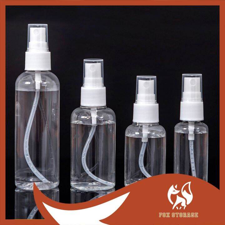 Transparent Empty Small Spray Bottle Refillable Plastic Spray Bottles ...
