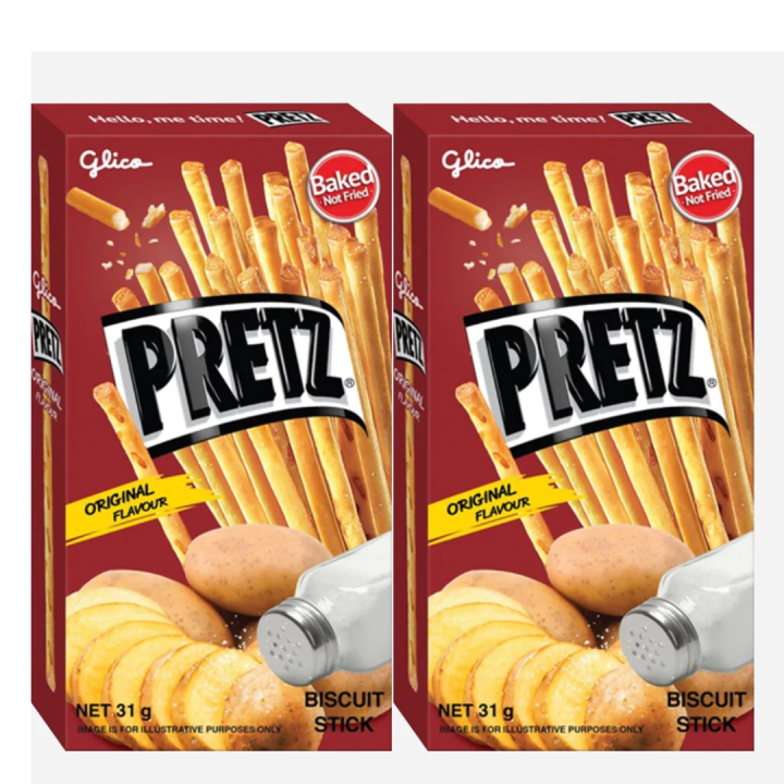2Pc Pretz Original Flavour Biscuit Sticks 31g x 10s | Lazada PH